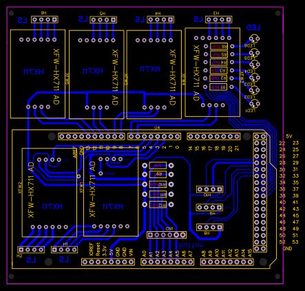 V 1 PCB Arduino Mega Load Sensor Resources EasyEDA