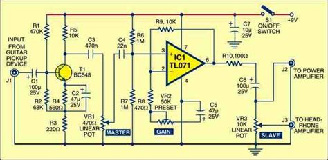 Best Guitar Preamplifier Schematic