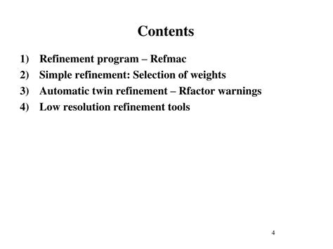 Ppt Refinement With Refmac Powerpoint Presentation Free Download