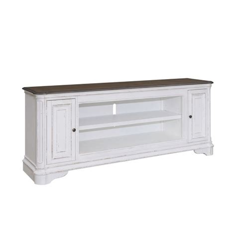 Magnolia Manor 82 Inch Tv Console Liberty Furniture Furniture Cart