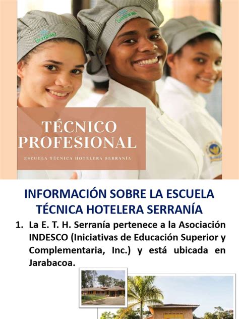 Escuela Técnica Hotelera Serranía Convivencia De Seleccion 2022 Pdf