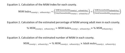 Estimating The Population Sizes Of Men Who Have Sex With Men In Us