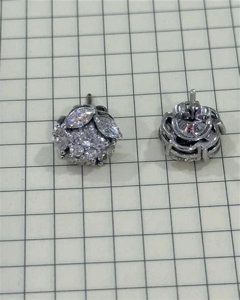 Tops Diamond Gold Earrings At Rs 138000pair In Jaipur Id 2854730456148