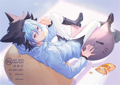 Sleepy Ash Servamp Drawn By Shiiyou Danbooru