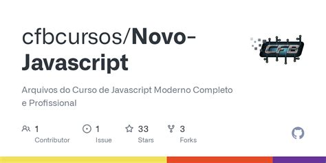 Novo Javascript Aula Html At Main Cfbcursos Novo Javascript Github