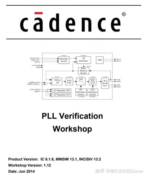 Cadence Pll Verification Workshop 知乎