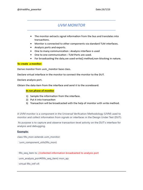 Uvm Monitor Pdf