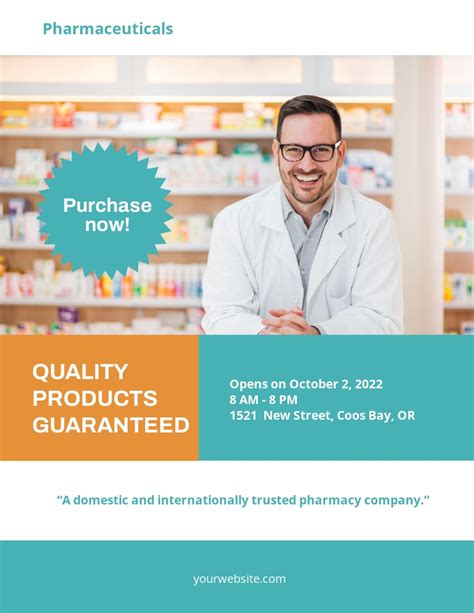 Pharmacy Flyer Template Free