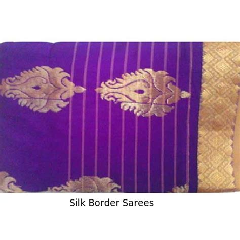 Silk Border Sarees At Best Price In Salem By VPS Silk Fabrics Pvt Ltd ID 4461724848