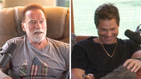 Arnold Schwarzenegger Playfully Calls Out Rob Lowe For Taking Maria