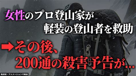 エベレストで救助活動をした女性プロ登山家その行動に賛否両論殺害予告まで 2023年 高峰K2遭難事故地形図で解説 YouTube