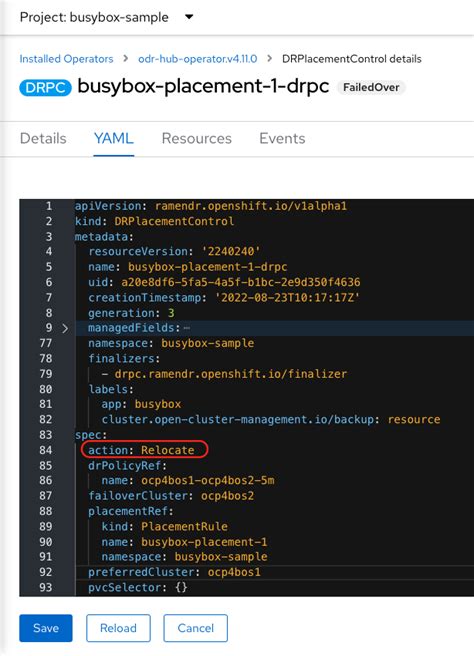 Configuring Openshift Data Foundation Disaster Recovery For Openshift
