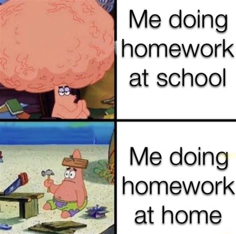 Me Doing ¡homework At School I Me Doing 4 Homework Ifunny