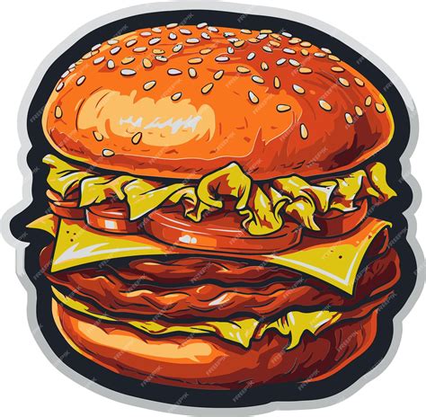 Premium Vector Vector Burgers Design Gallery Burger Vector