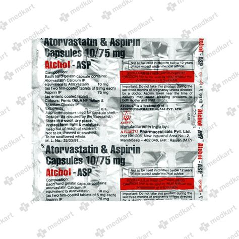 Atchol Asp 1075mg Capsule 15s Price Composition And Generic