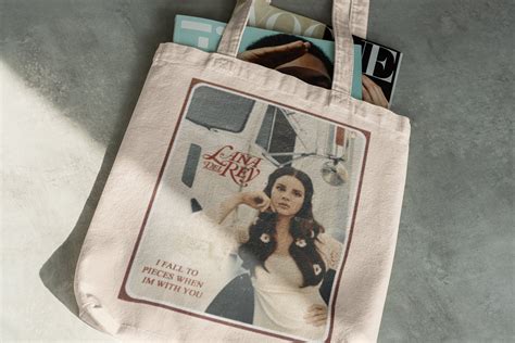 Lana Del Rey Tote Bag Lana Del Rey Art Tote Bag Vintage Lana Del Rey