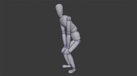 Artstation Mannequin Rig Made For Blender Resources