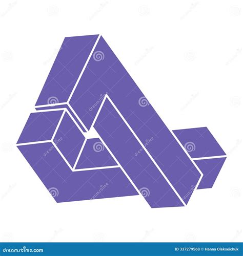 Logo Impossible Shape Optical Illusion Vector Optical Art Objects