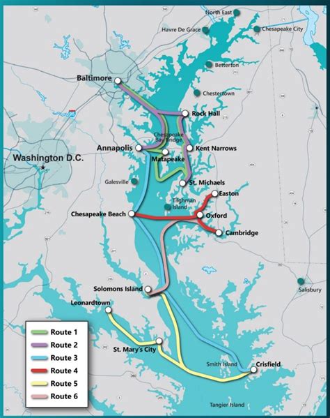 Chesapeake Bay Ferry Route Map 182 Route Schedules Stops And Maps