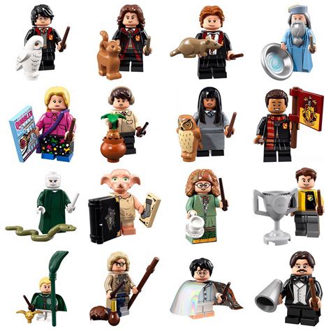 Harry Potter Lego Minifigures All 9 Lego 20th Anniversary Harry Potter