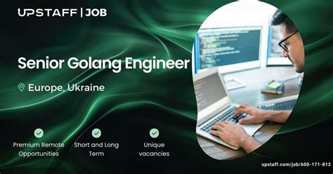 Upstaff On Linkedin Hiring Senior Golang Engineer Job