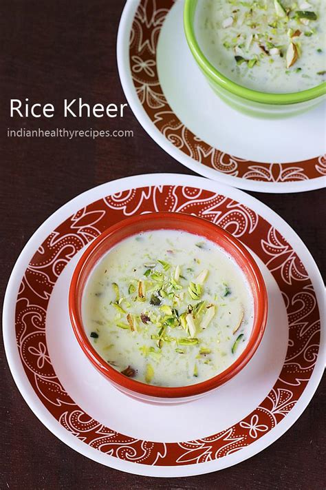 Rice Kheer Recipe How To Make Kheer Swasthis Recipes