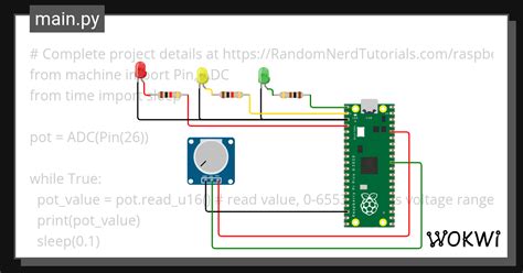 Picopotensiometeradcserialmonitor Wokwi Esp32 Stm32 Arduino Simulator