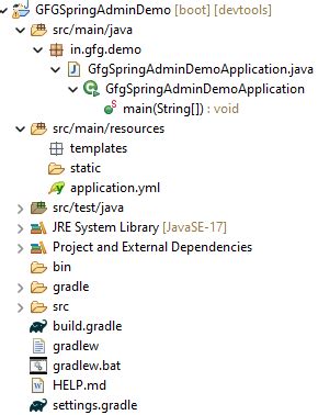 Spring Boot Admin Client Geeksforgeeks