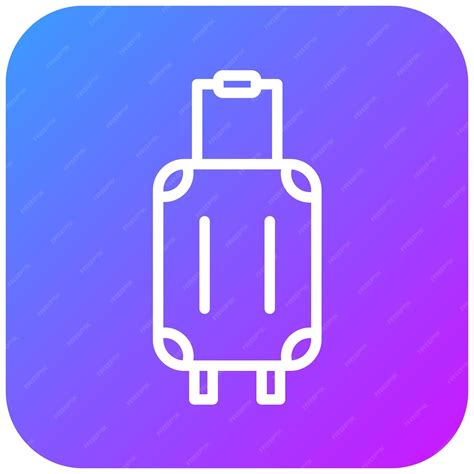 Premium Vector Suitcase Vector Illustration