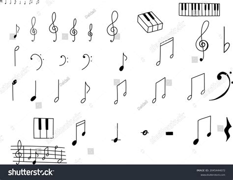 Piano Note Symbols