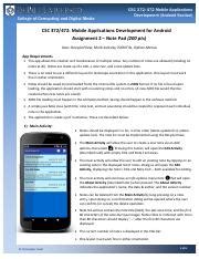 CSC Assignment Pdf College Of Computing And Digital Media CSC Mobile