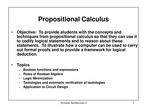 Ppt Propositional Calculus Powerpoint Presentation Free Download
