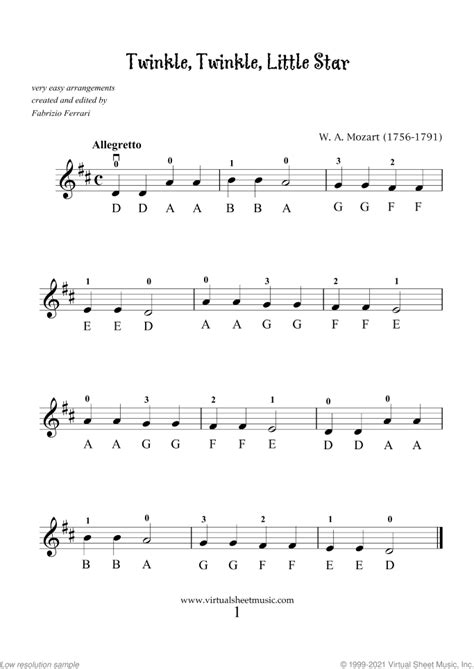 Very Easy Collection Part I Sheet Music For Violin Solo Pdf