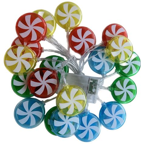 Diy Decor Led Christmas String Lights 3d Decor Lamp Candy String Lights Home Ebay