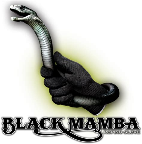 Download Black Mamba Png Image Lone Star Black Mamba Roping Gloves