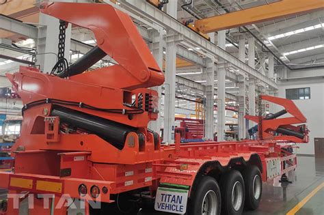 40 Ton 40ft Container Side Loading Trailer Will Be Shipped To Guyana