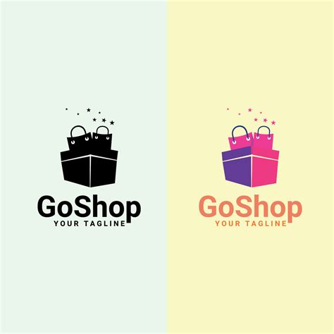 Logotipo De Compras En Línea Tienda De Logotipos Vectoriales