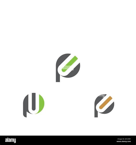 Alphabet Initials Logo Up Pu U And P Stock Vector Image And Art Alamy