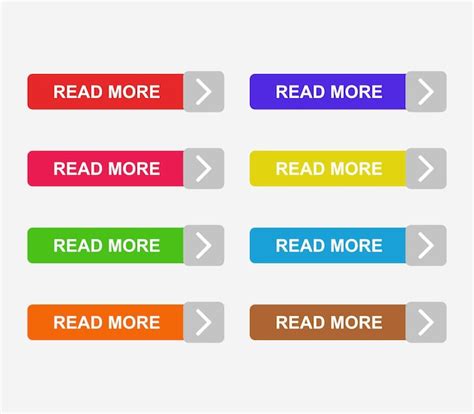 Premium Vector Button Set Read More