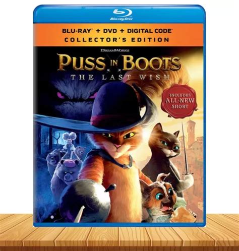 Puss In Boots The Last Wish 2022 Blu Ray Movie All Region Free