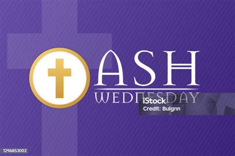 애쉬 수요일 휴일 개념 배경 배너 카드 텍스트 비문이있는 포스터용 템플릿 벡터 Eps10 그림입니다 사순절 종교 행사에 대한