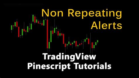 Trading View Pinescript Tutorial 11 Non Repeating Alerts Youtube