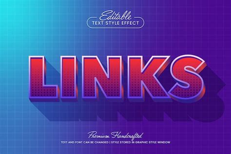 Premium Vector Retro Headline Vector Graphic Style Vintage Editable Vector 3d Text Effect