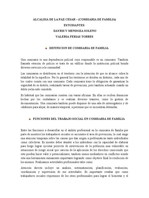 Blook Comisaria Pdf Trabajo Social Policía