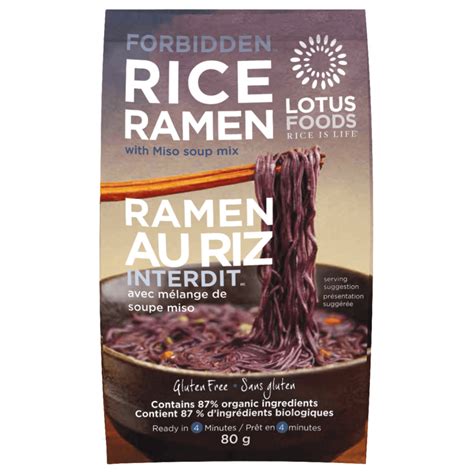 Buy Lotus Foods Forbidden Black Rice Ramen With Miso At Wellca Free
