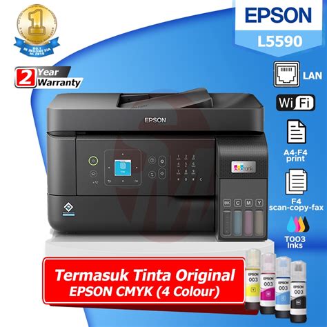 Jual Printer Epson L5590 All In One Wireless Ecotank Adf Faxsimile