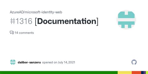 Documentation · Issue 1316 · Azureadmicrosoft Identity Web · Github