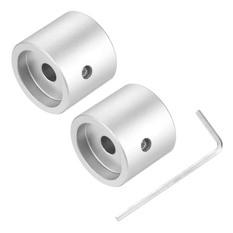 Uxcell 2pcs Guitar Knobs Metal Volume Tone Control Dome Knobs 14 X 1