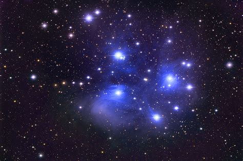 Pleiades Star Cluster Wallpaper
