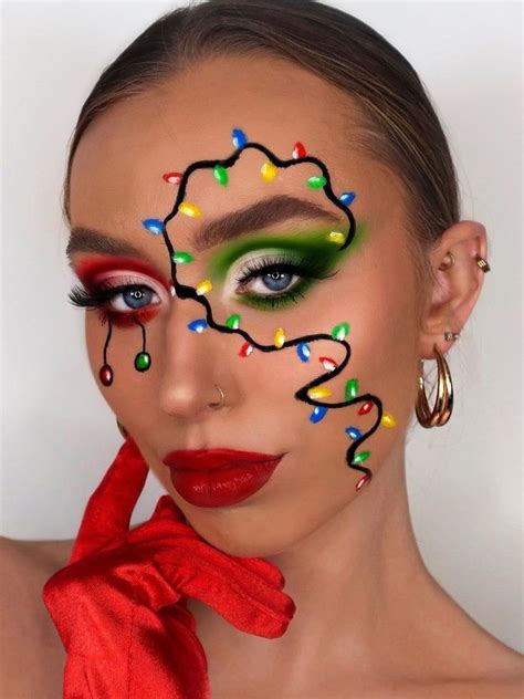 75 Festive Christmas Makeup Looks For The Holiday Christmas Eve